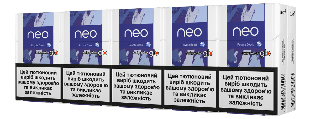 Стики Glo neo Demi Royale Boost – знакомый вкус – новый формат | glo™ glo™
